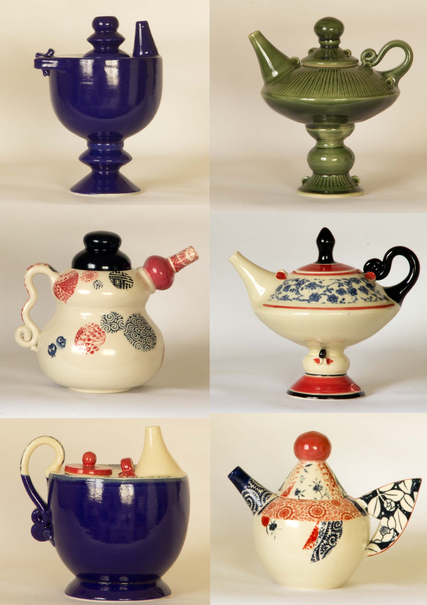 teapots - pj pottery