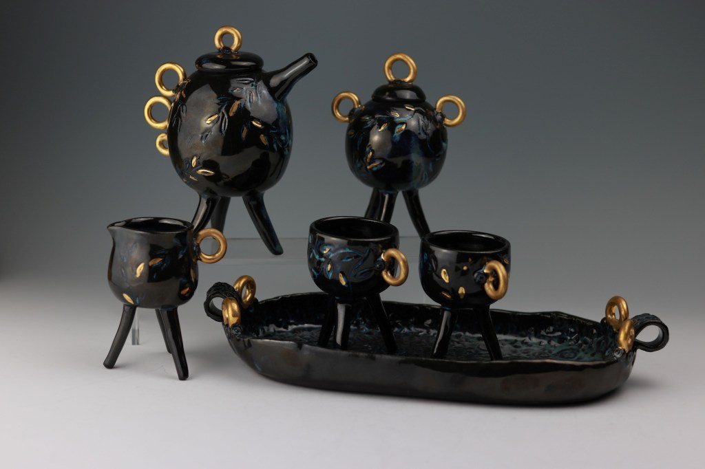 Mini black tea set